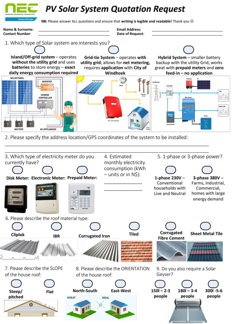Solar System - NEC Pty (Ltd)